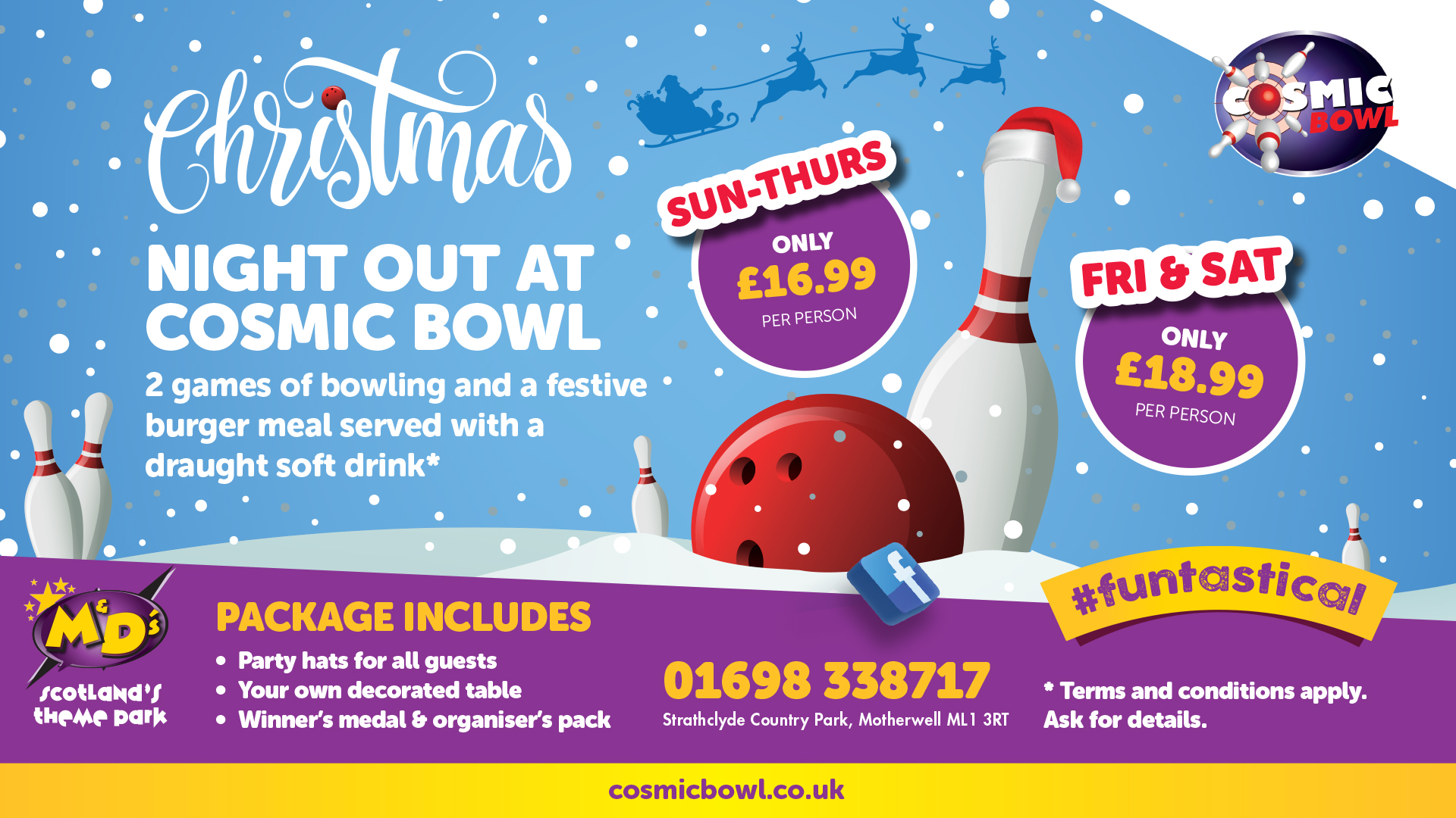 Cosmic Bowl Ten Pin Bowling that's out of this world - Cosmic Bowl